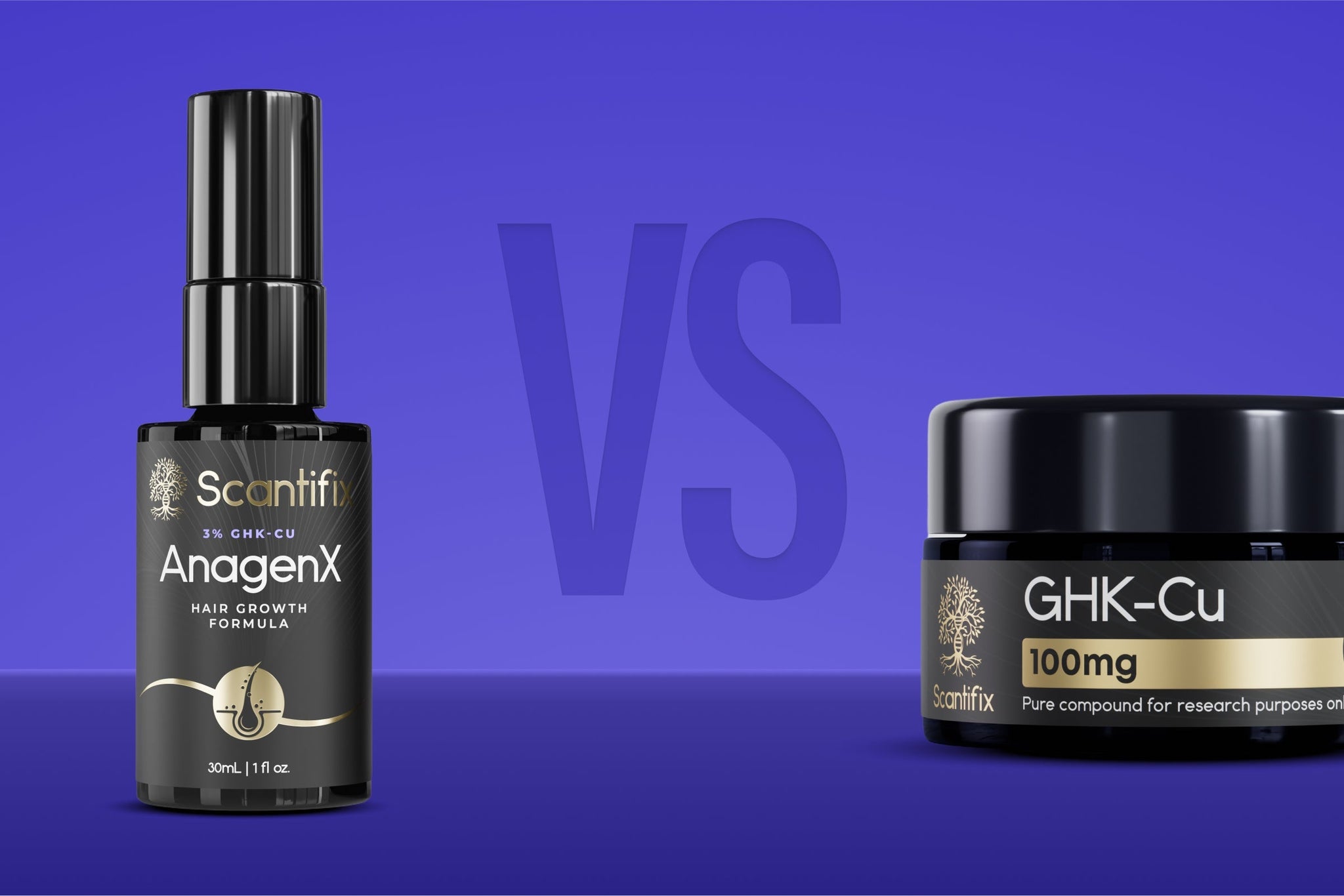GHK-Cu vs AnagenX: Which Peptide Approach Supports Hair Growth Best?